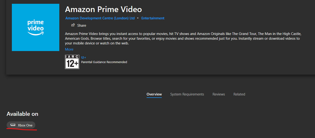 Amazon Prime Video - Microsoft Q&A