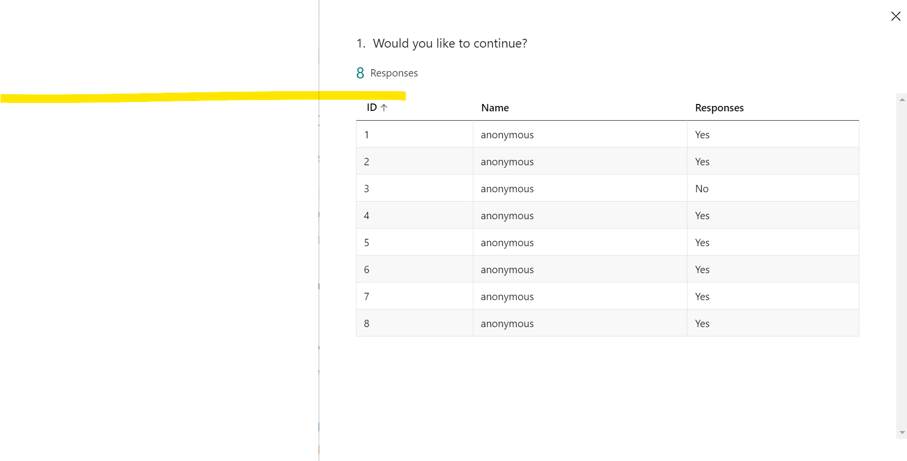 Help - I can't see the names of who voted in a poll I created ...