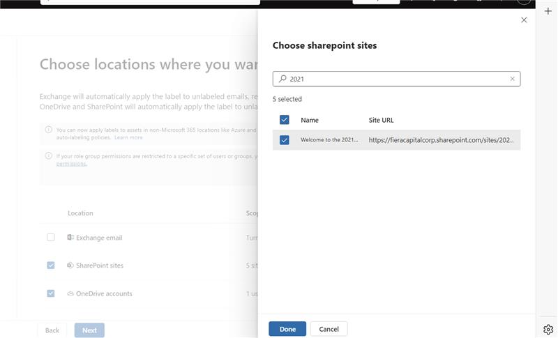 Auto labeling on sharepoint doesn't take in URL? - Microsoft Q&A