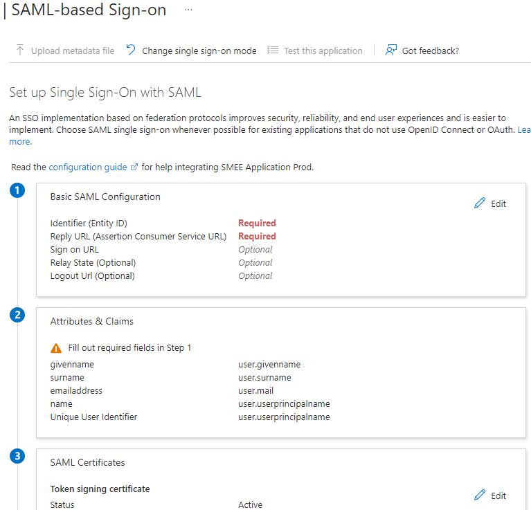 Upload metadata file greyed out - Microsoft Q&A