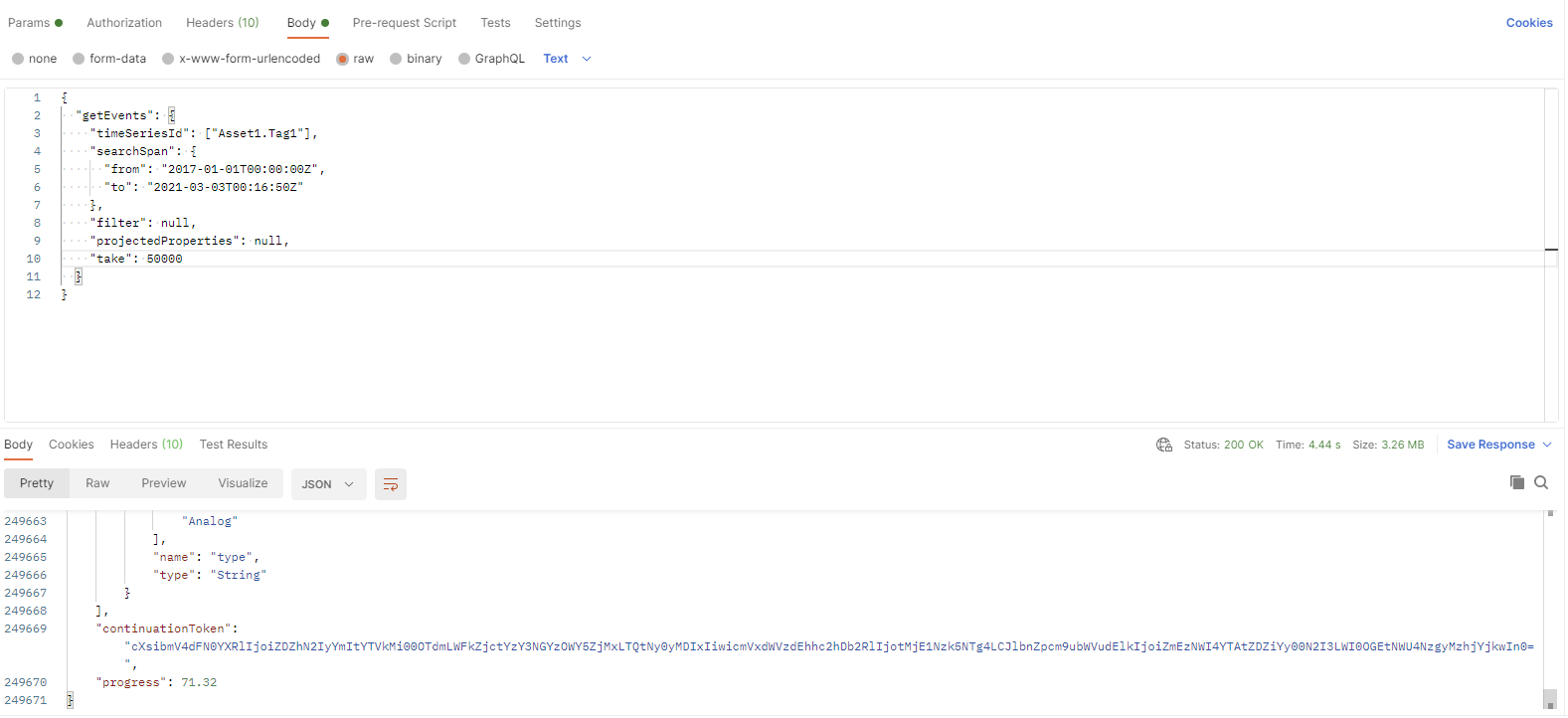 Getevents Continuation Token Not Returned Microsoft Qanda 9305