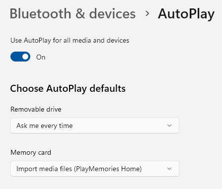 How do I change import settings on photos in windows 10 or 11 ...