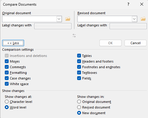 Turn off the "Track Changes Option" for "Formatting" Permanently, or ...