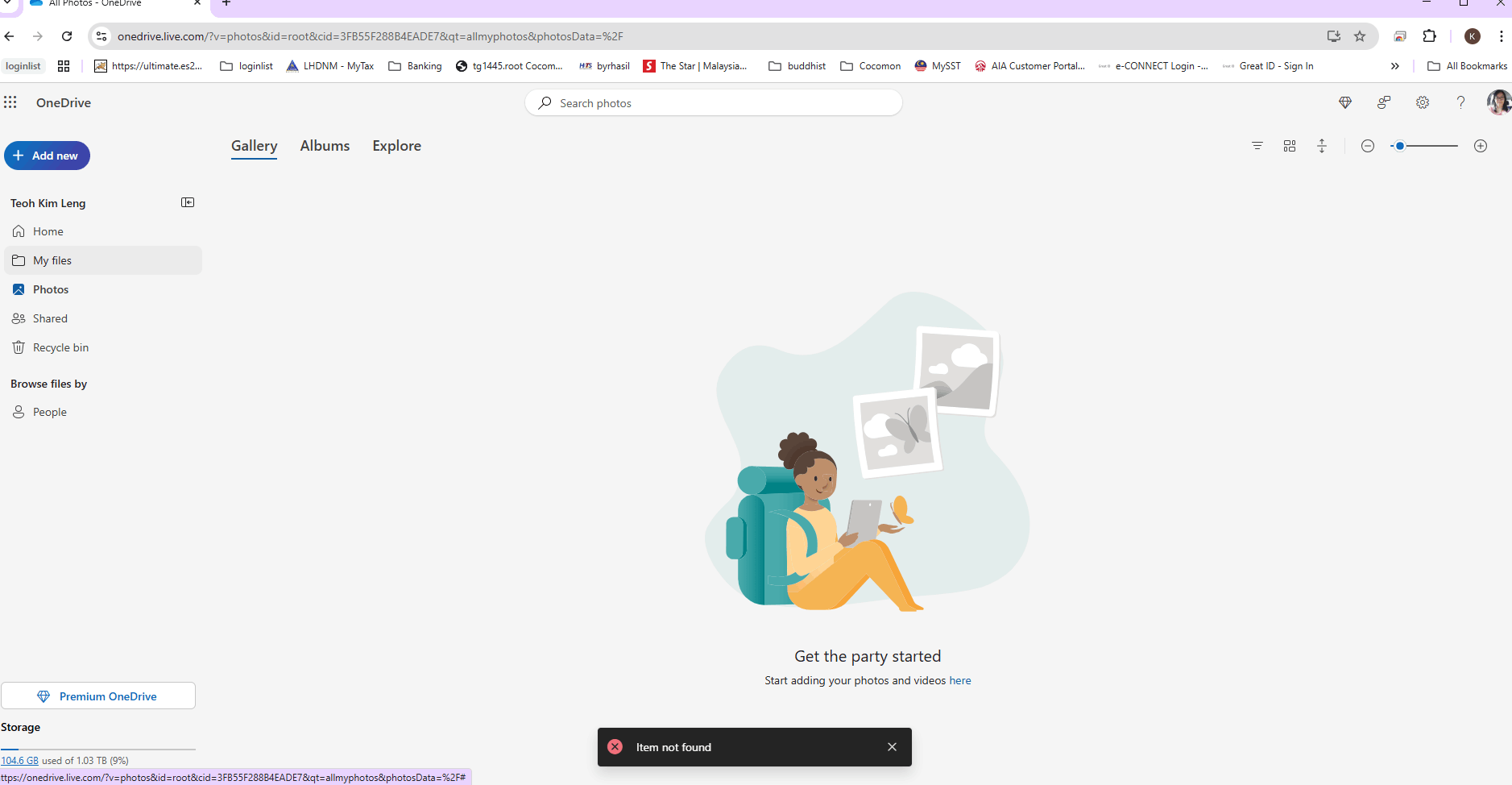 cannot log in onedrive - Microsoft Q&A