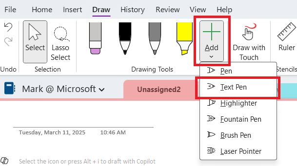 The Ink-to-text pen has disappeared - Microsoft Q&A
