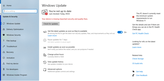 Windows update error 0x80070002 - Windows 10 - Microsoft Q&A