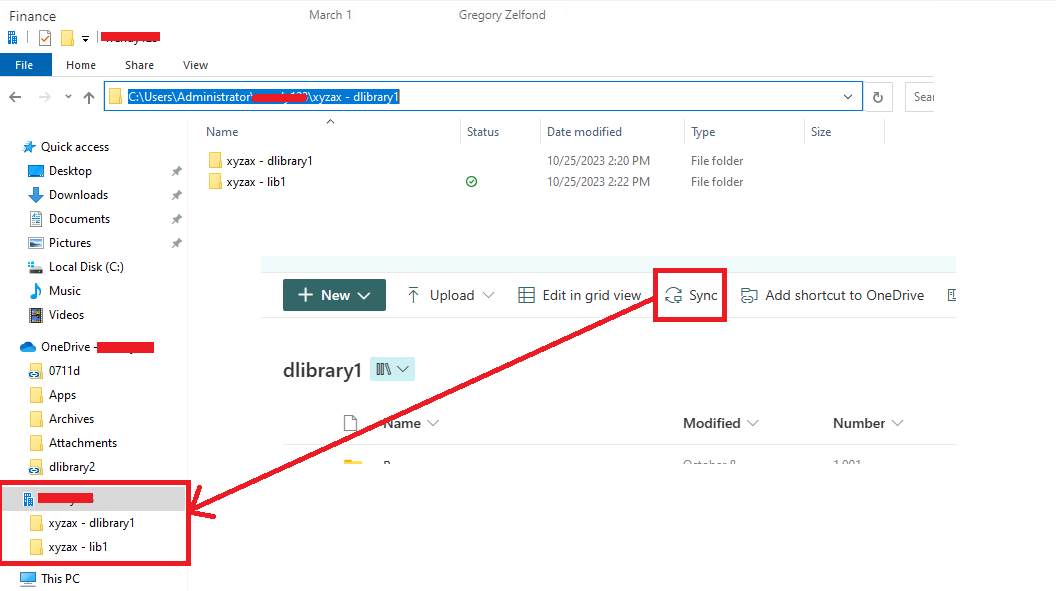 Tenant folder not Windows explorer, but is in c:\users - Microsoft Q&A