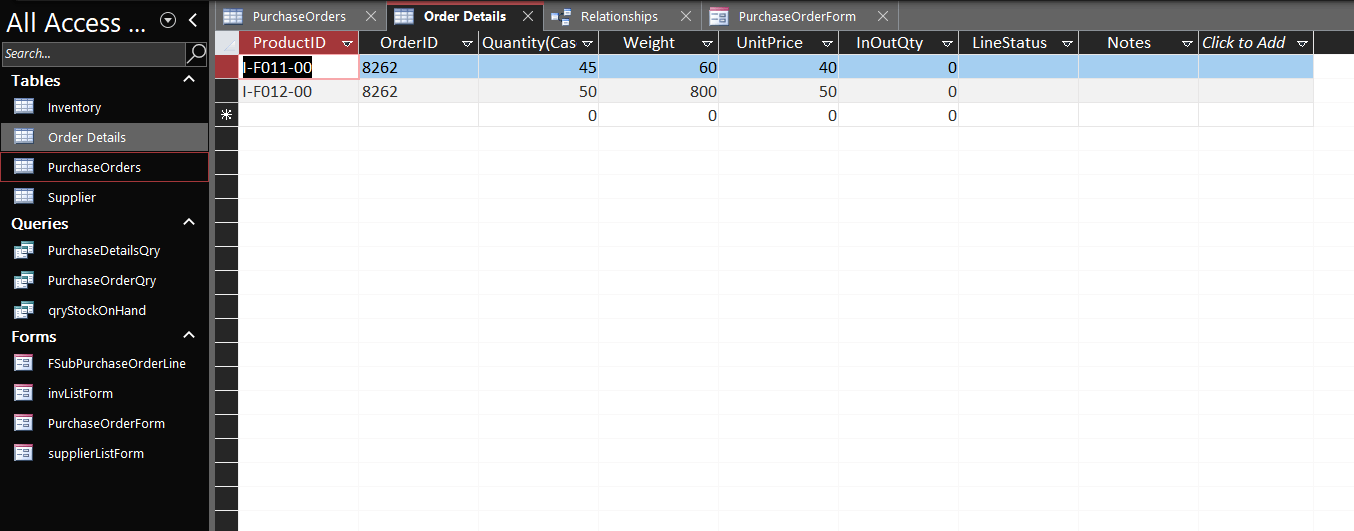 Food Manufacturing Lot Number Tracking Database - Microsoft Q&A