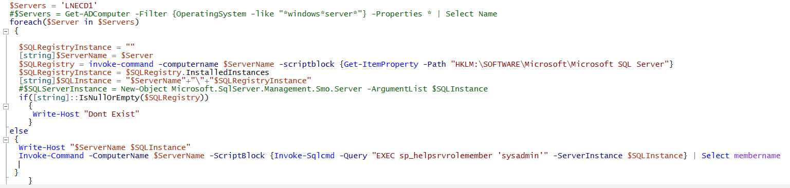 Invoke Sqlcmd Serverinstance Parameter Not Accepting Variable
