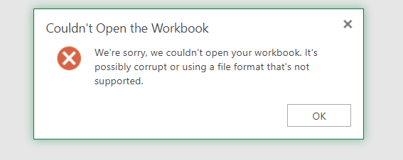 Not able to view xlsx file in office online viewer - Microsoft Q&A