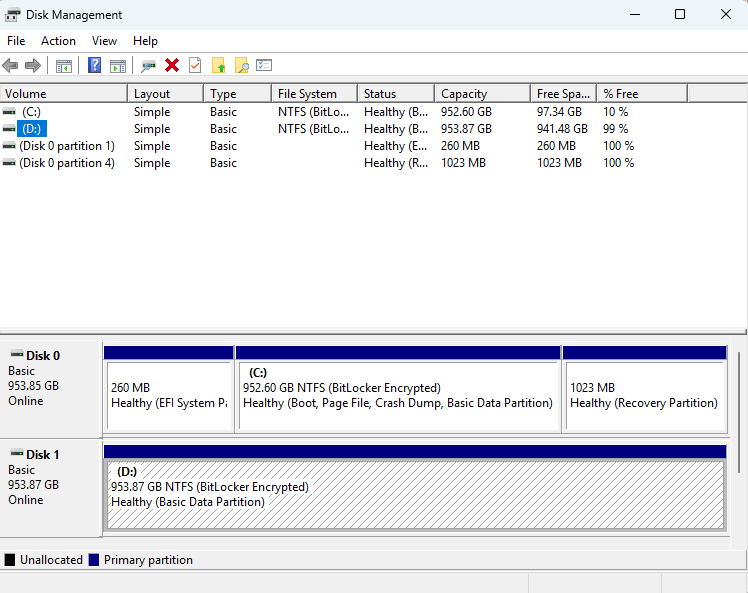 Drive C: is almost full, while D: is nearly empty, how to best use the ...