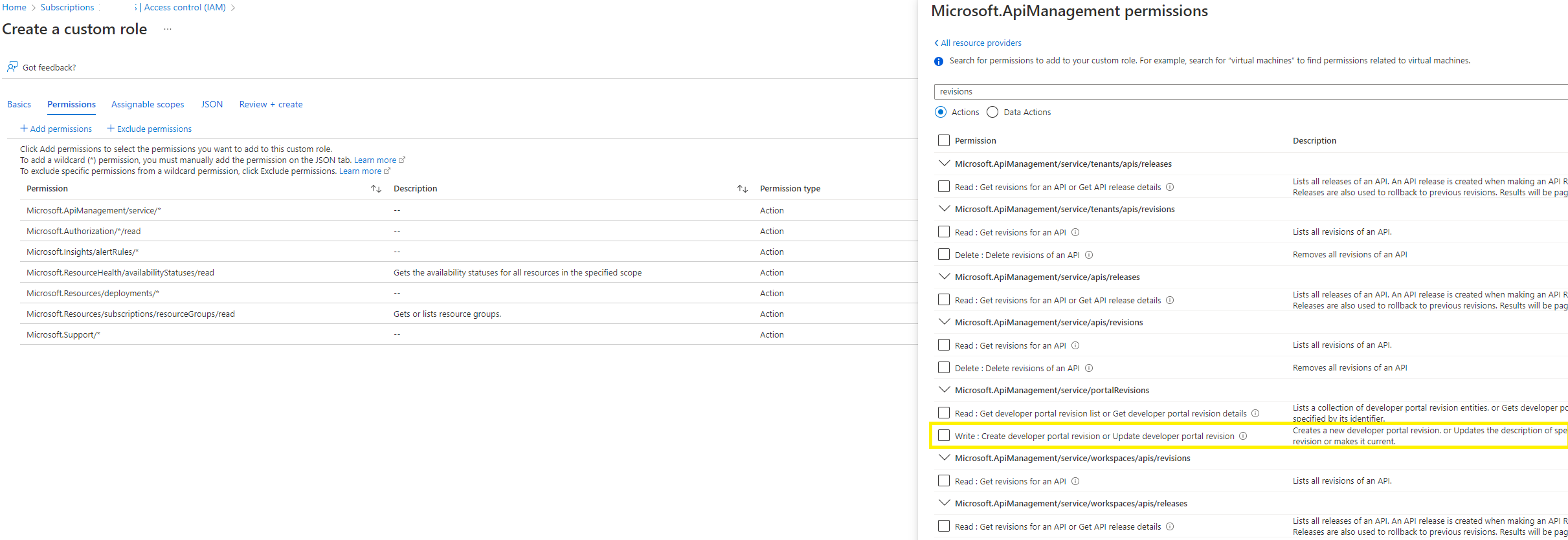 Can modify APIs but unable to create revisions - Microsoft Q&A Can modify APIs but unable to create revisions - Microsoft Q&A