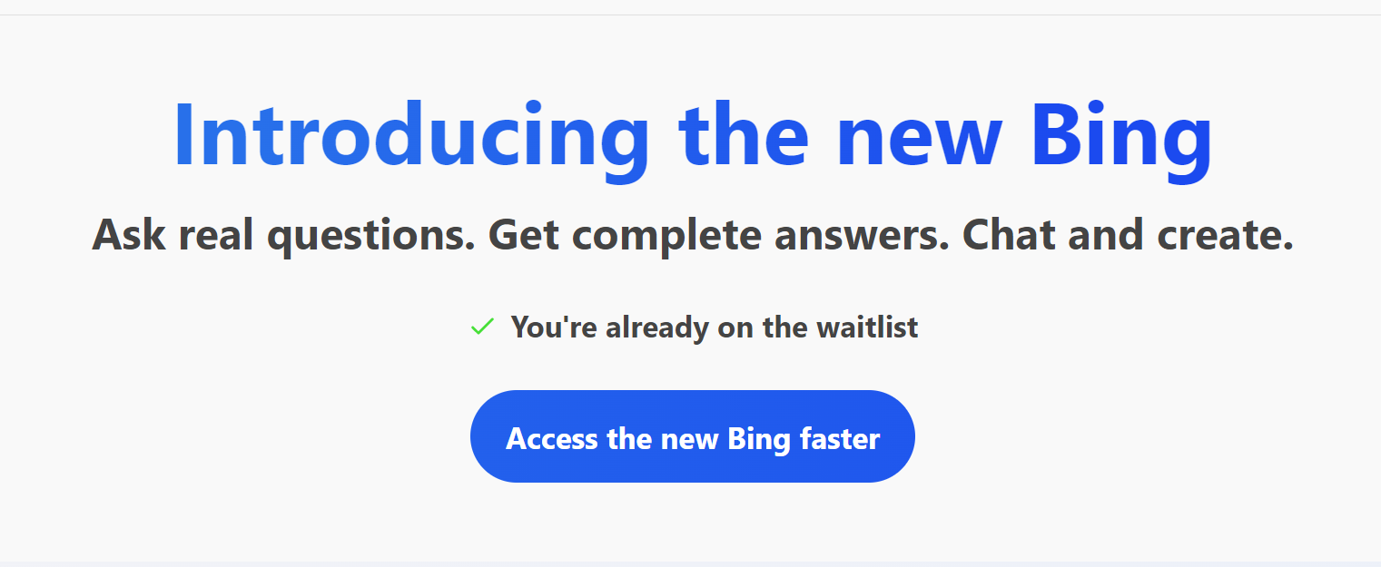Request for Press Access to New Bing, Powered by ChatGPT - Microsoft Q&A