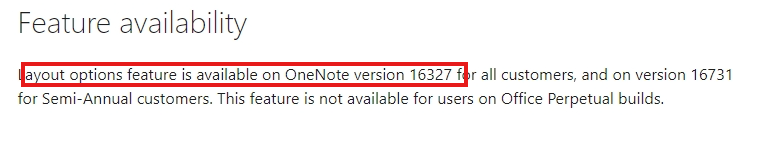 Change layout OneNote - Microsoft Q&A