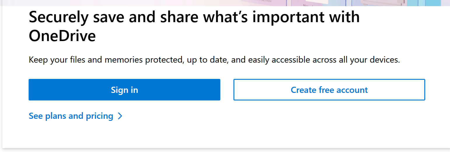 OneDrive sign in! - Microsoft Q&A