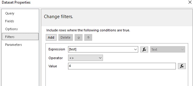 How To Not Exclude Null Values In A Not Equal To Filter In Report