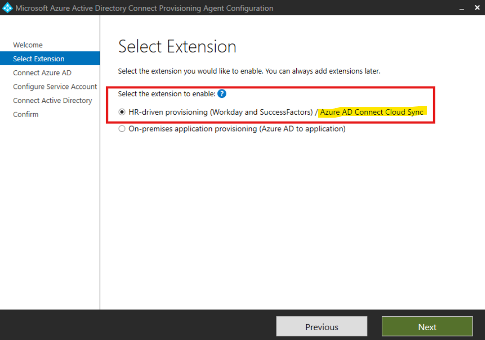 Azure Entra ID Cloud Sync - deleted configuration now unable to re-create, can't select agents ...