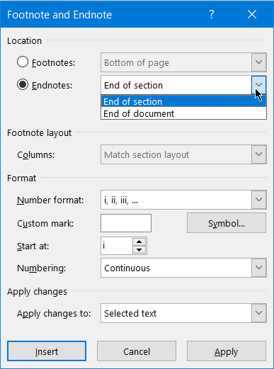 How to add a page after endnotes in Microsoft Word - Microsoft Q&A