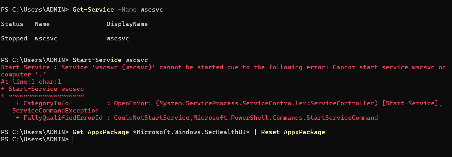 When Opening Windows Security App the Screen is blank / Black Screen ...