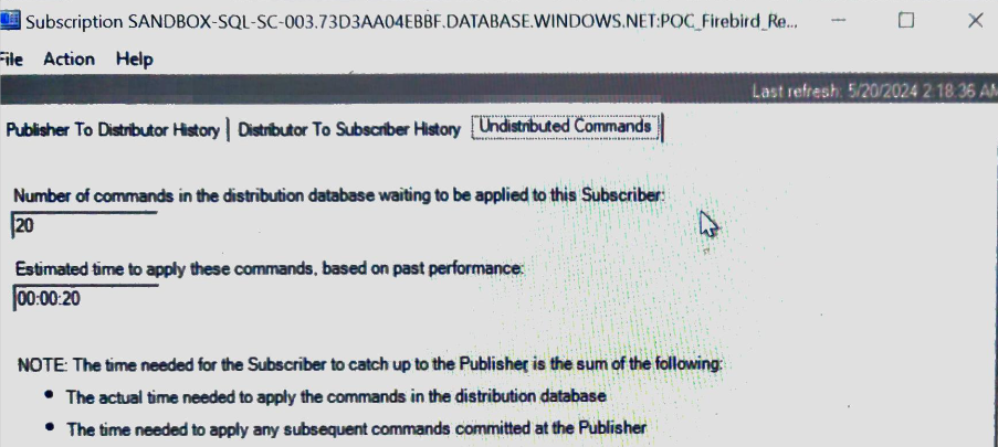 Transactional Replication on a SQL Managed instance as a subscriber ... Transactional Replication on a SQL Managed instance as a subscriber ...