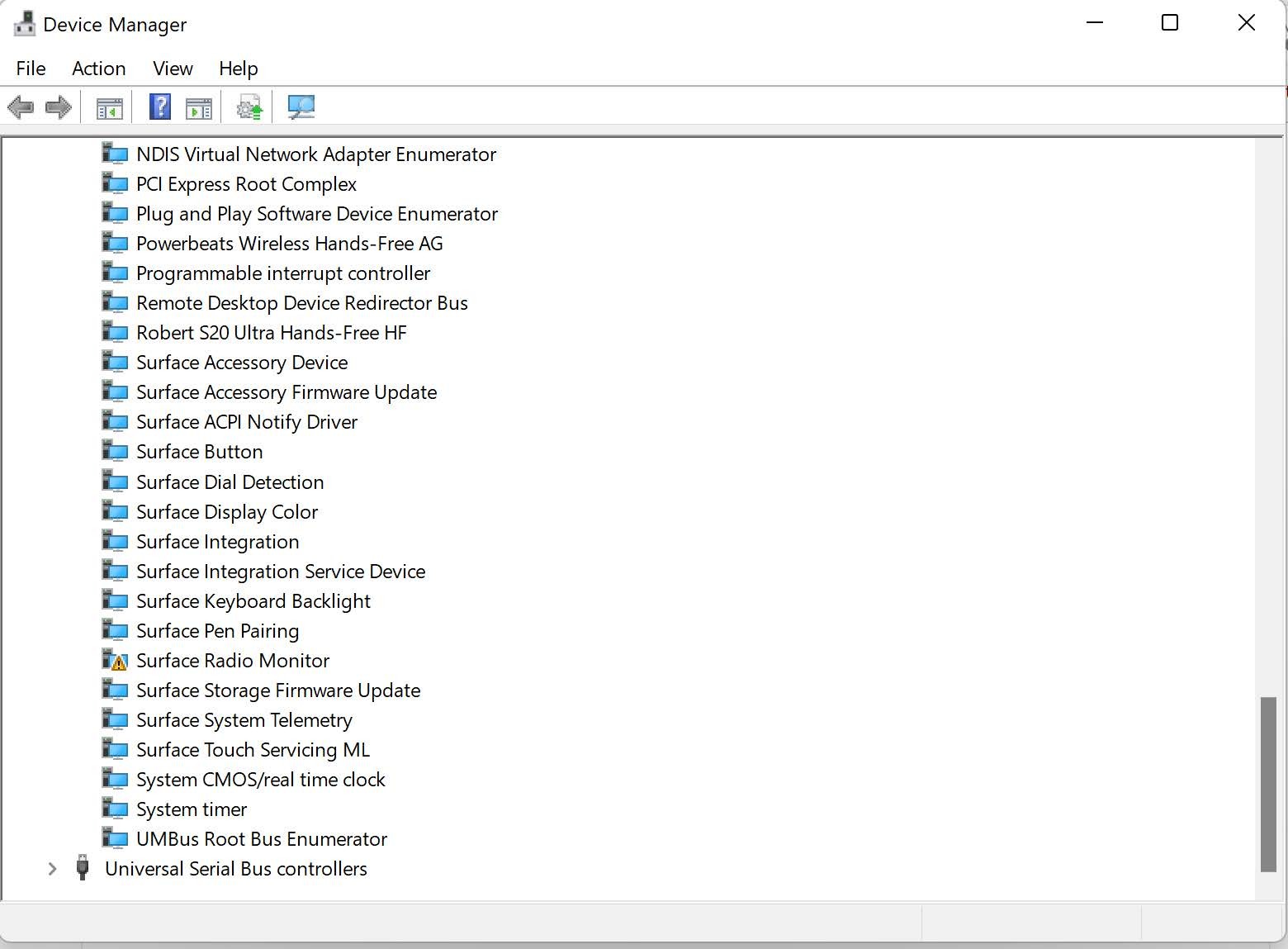 surface radio monitor - Microsoft Q&A