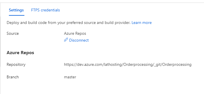 Azure functions - Deployment with azure repo does not work - Microsoft Q&A