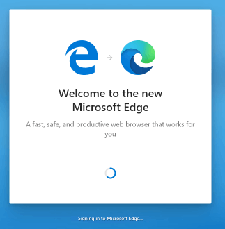 After an Edge update I can't get rid of the "Welcome to the new ...