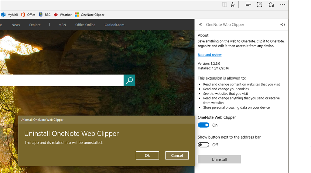 OneNote Clipper Edge Extension - cannot Sign in with a Microsoft ...