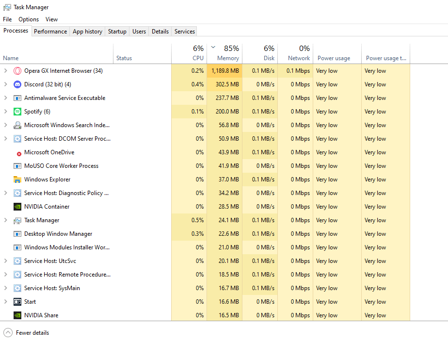 Ram is always above 80%, sometimes 90% usage with only little things ...