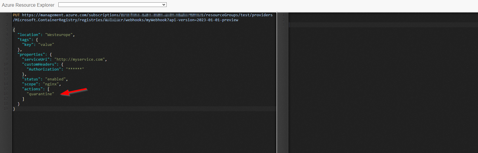 Quarantine action not available on Azure Container Registry (ACR ... Quarantine action not available on Azure Container Registry (ACR ...
