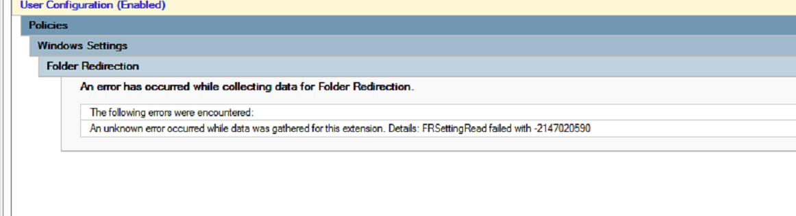 Trying to edit group policy but all settings locked - Microsoft Q&A
