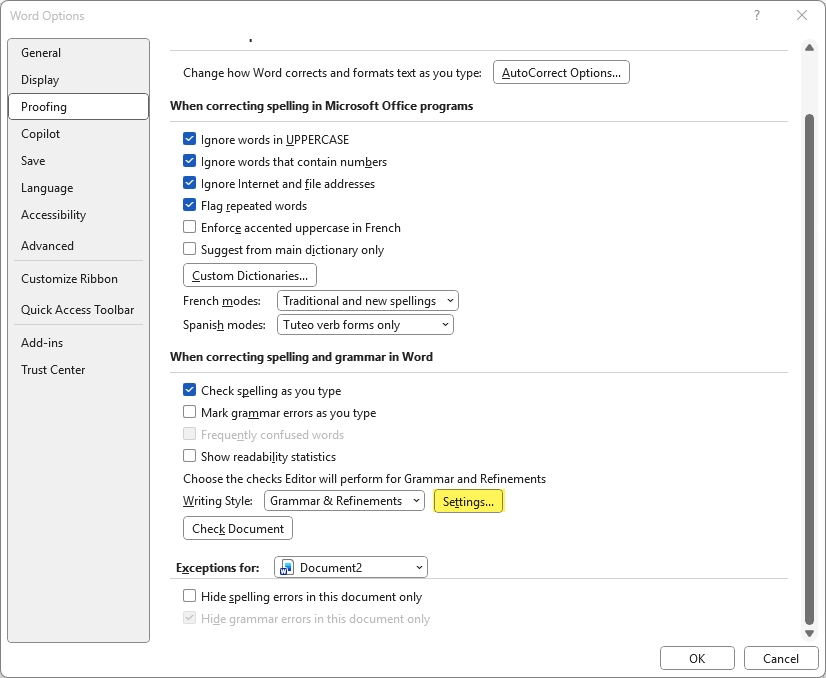 Getting Microsoft 365 Pro and Auto Caps and auto spacing - Microsoft Q&A