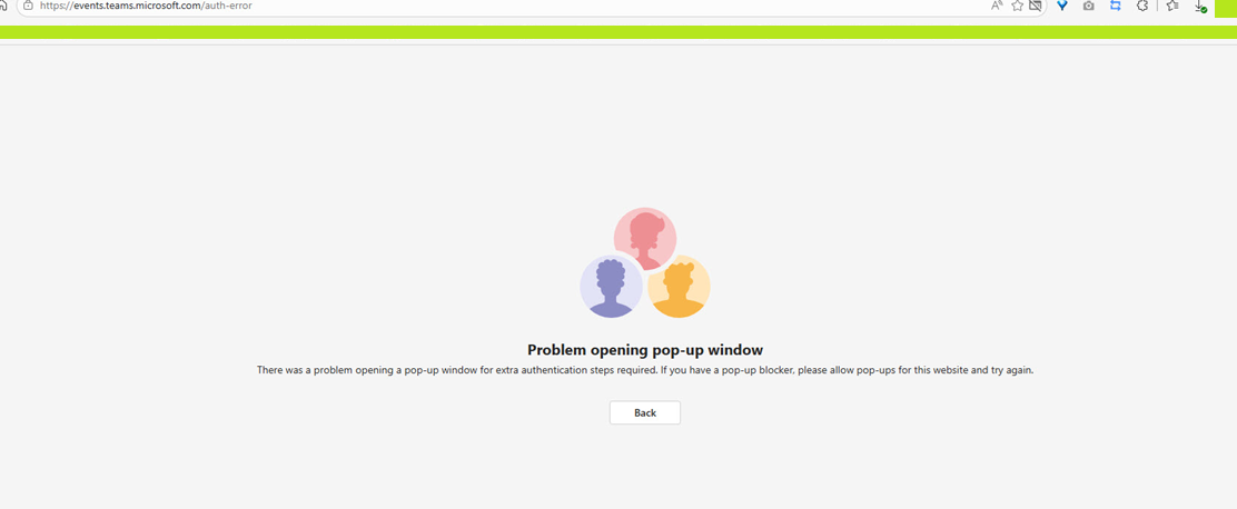 Teams Webinar registration issue - Microsoft Q&A