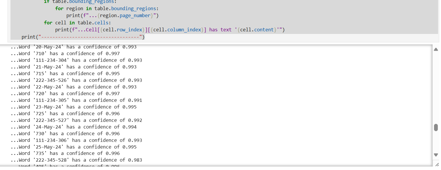 Issue with Custom Model Data Extraction via API in Azure Document Intelligence - Microsoft Q&A