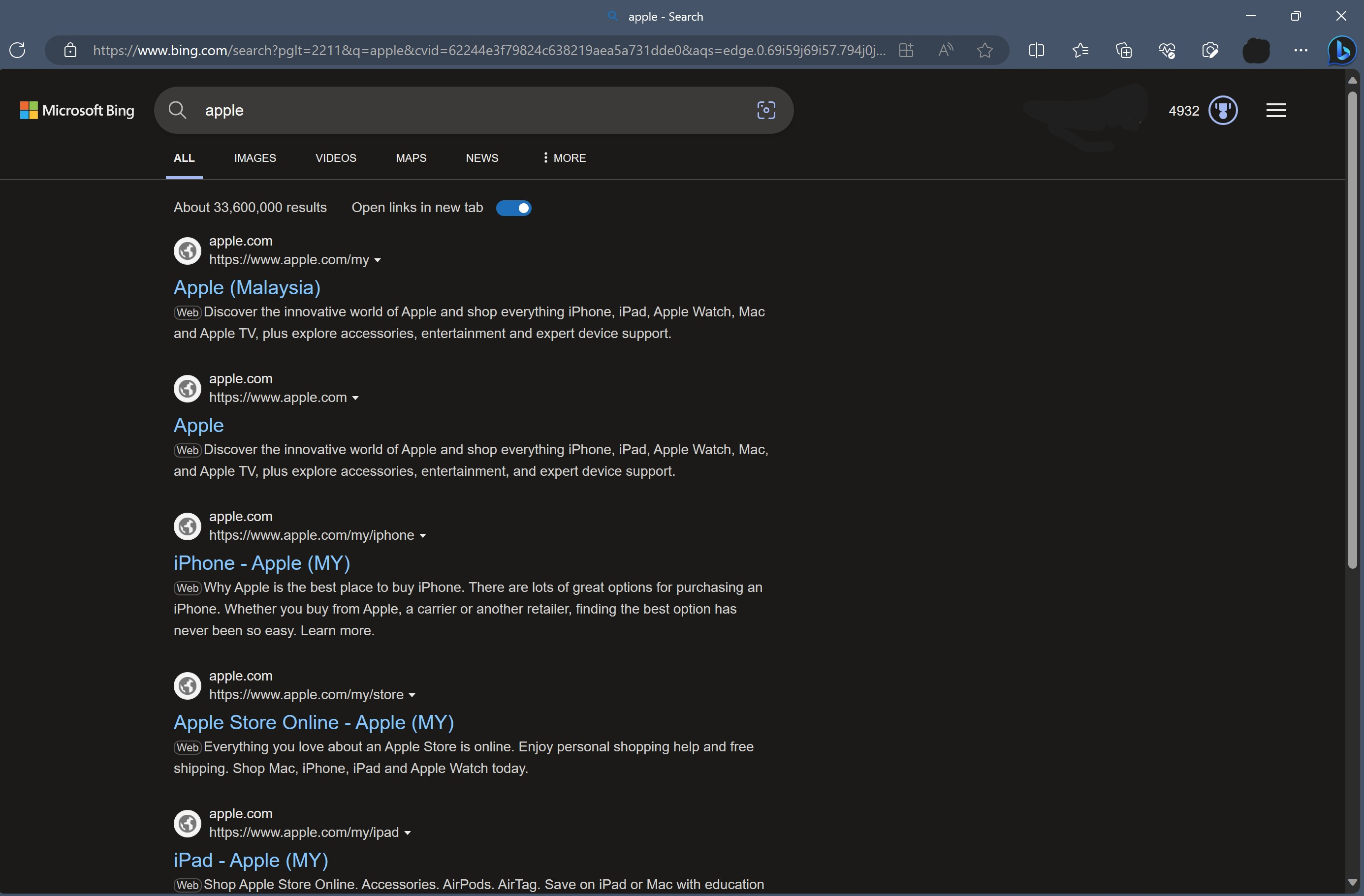 Recently, when I search something using Microsoft Edge browser, most of the time it will pops ...