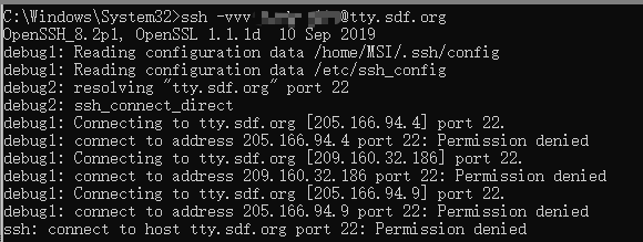 My Windows10/11 can't connect to any server using OpenSSH - Microsoft Q&A