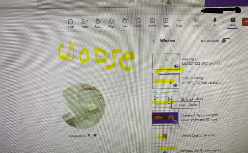 How to hide Teams chat conversations window when sharing my screen in a ...