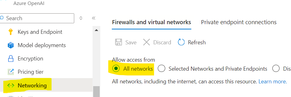Azure OpenAI Azure OpenAI