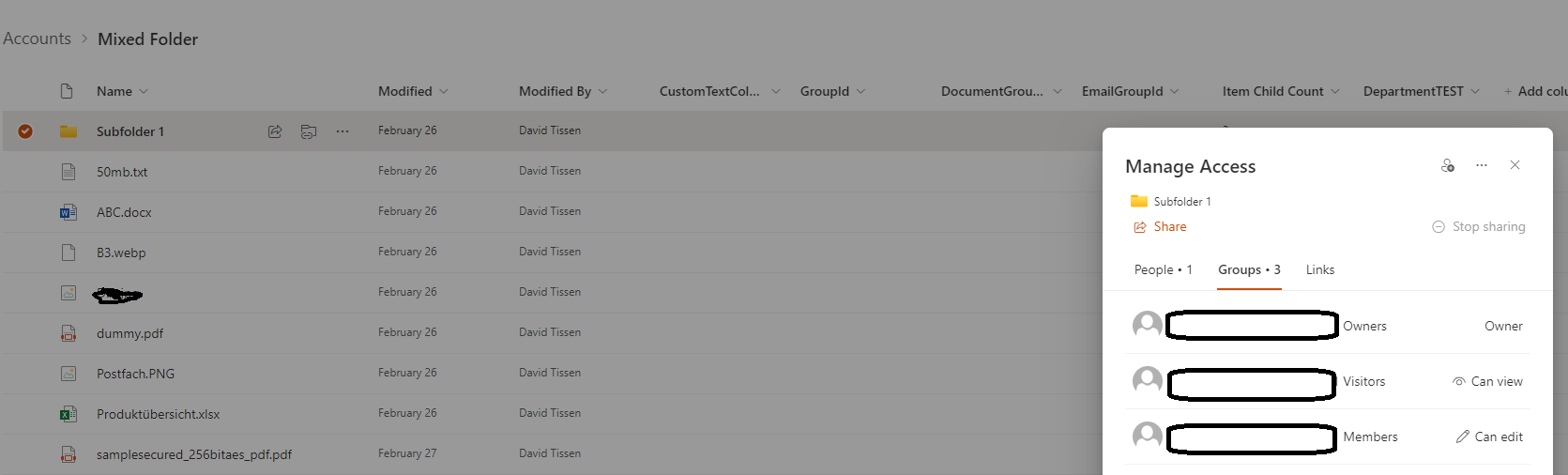 Attempted To Perform An Unauthorized Operation While Trying To Access Folder File Permissions