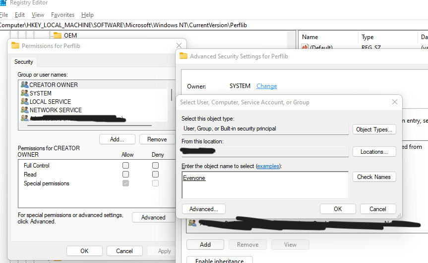 How do I take ownership of the registry key HKEY_LOCAL_MACHINE/Software ...