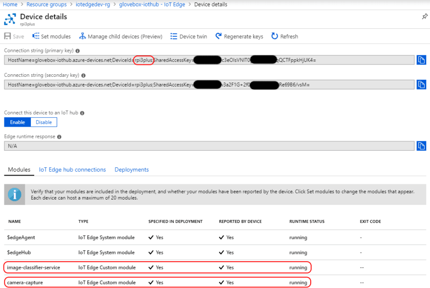 How To Get Azure Iot Edge Module Details Infomation From Rest Api That Has Shown In Iot Edge