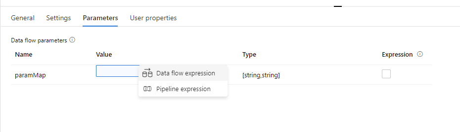 How To Pass Arguments From Pipeline To Data Flow Parameter Of Type Map Microsoft Qanda