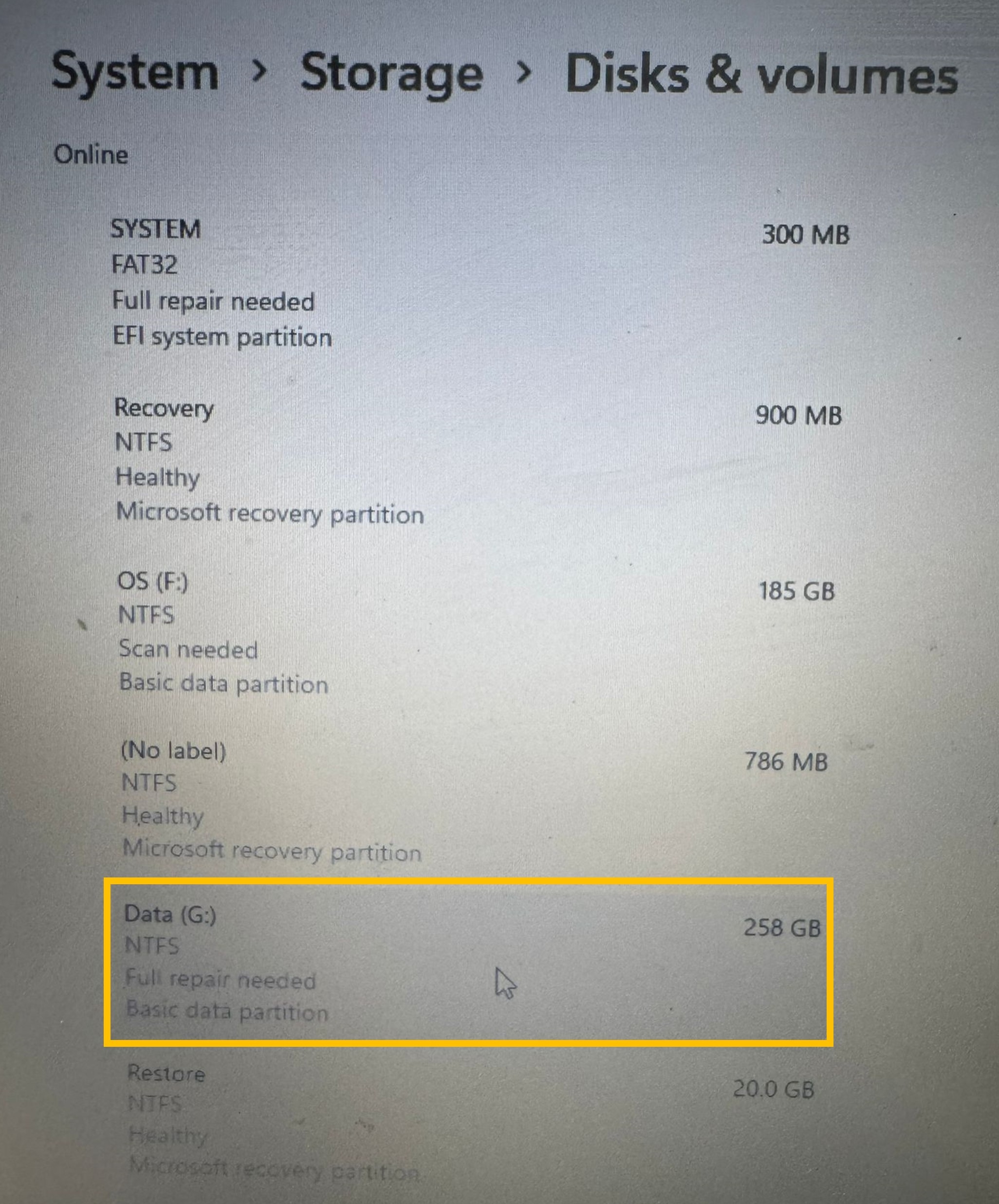 Drive not accessible - File or directory is corrupted and unreadable ...