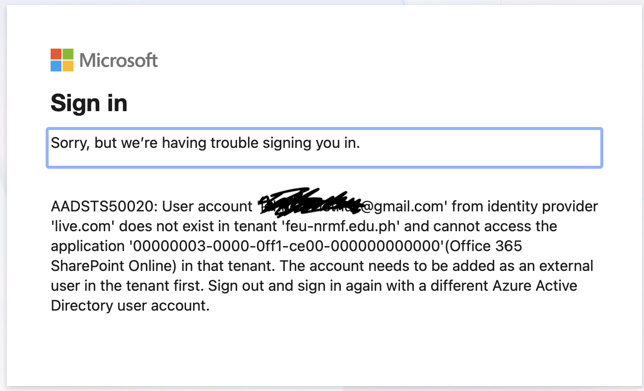 OneDrive app in MacOS signing in problem - Microsoft Q&A