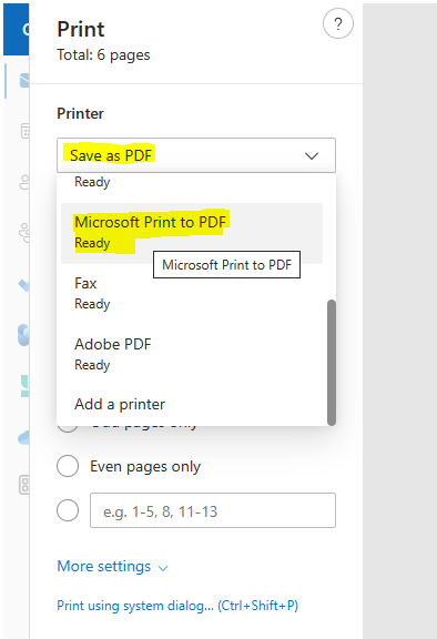 "New" Outlook - Append to PDF function - Microsoft Q&A