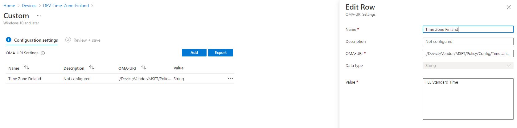 How to assign a different time zone in Intune - Microsoft Q&A