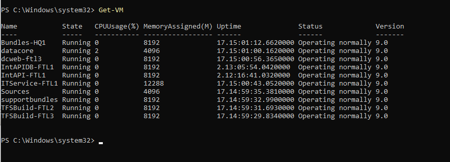 Hyper-V VM settings inaccessible, settings window remains in constant loading state - Microsoft Q&A