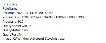 Sysmon DNS Query - owner of the parent process - Microsoft Q&A