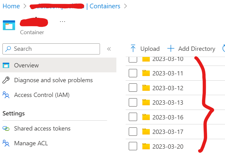 how to get only directory name created inside container in logic app ... how to get only directory name created inside container in logic app ...