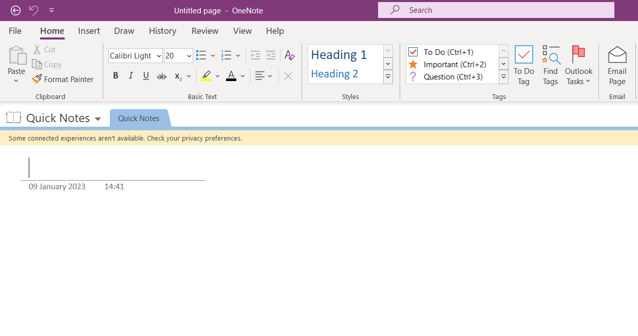 How to remove persistent ribbon on every OneNote page and section ...